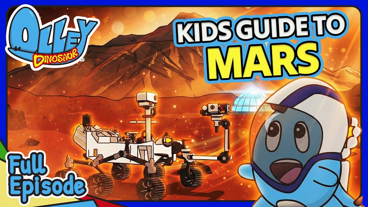 THE PLANET MARS - Space Fun! | Olley Dinosaur | Learn Sing Explore ...
