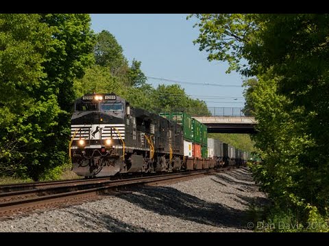 NS Lehigh Line Railfanning around Flemington - May 19th, 2016 - YouTube