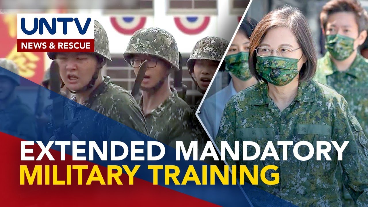 Taiwan extends mandatory military training to one year - YouTube