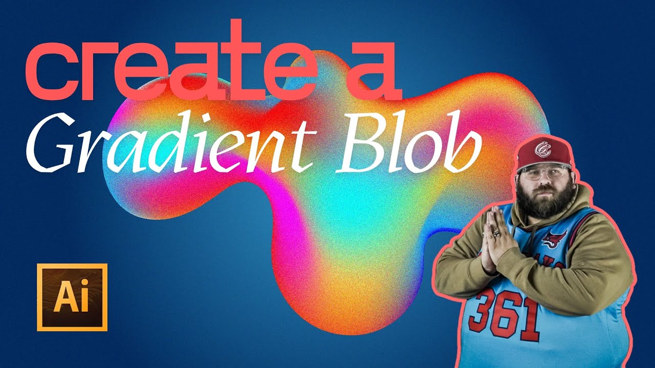 Gradient Mesh Blob - YouTube