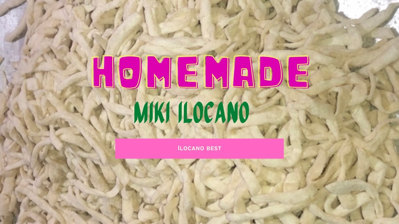 HOW TO KNEAD MIKI ILOCANO I PAANO MAGMASA NG MIKI PART 1 - YouTube