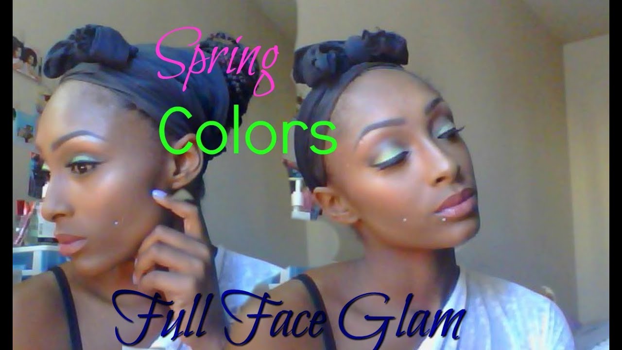 Spring Time Makeup Tutorial//Pop of Color - YouTube