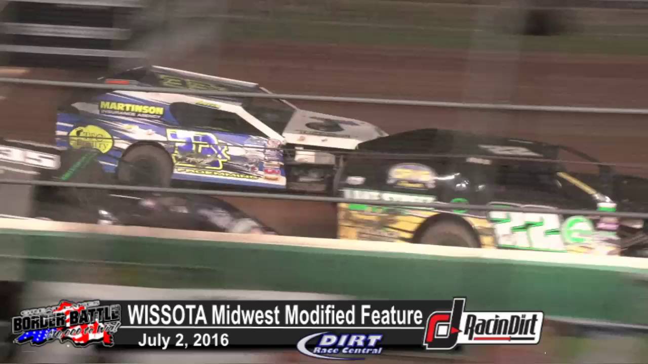 Amsoil Speedway 7/2/16 WISSOTA Midwest Mod feature final laps - YouTube