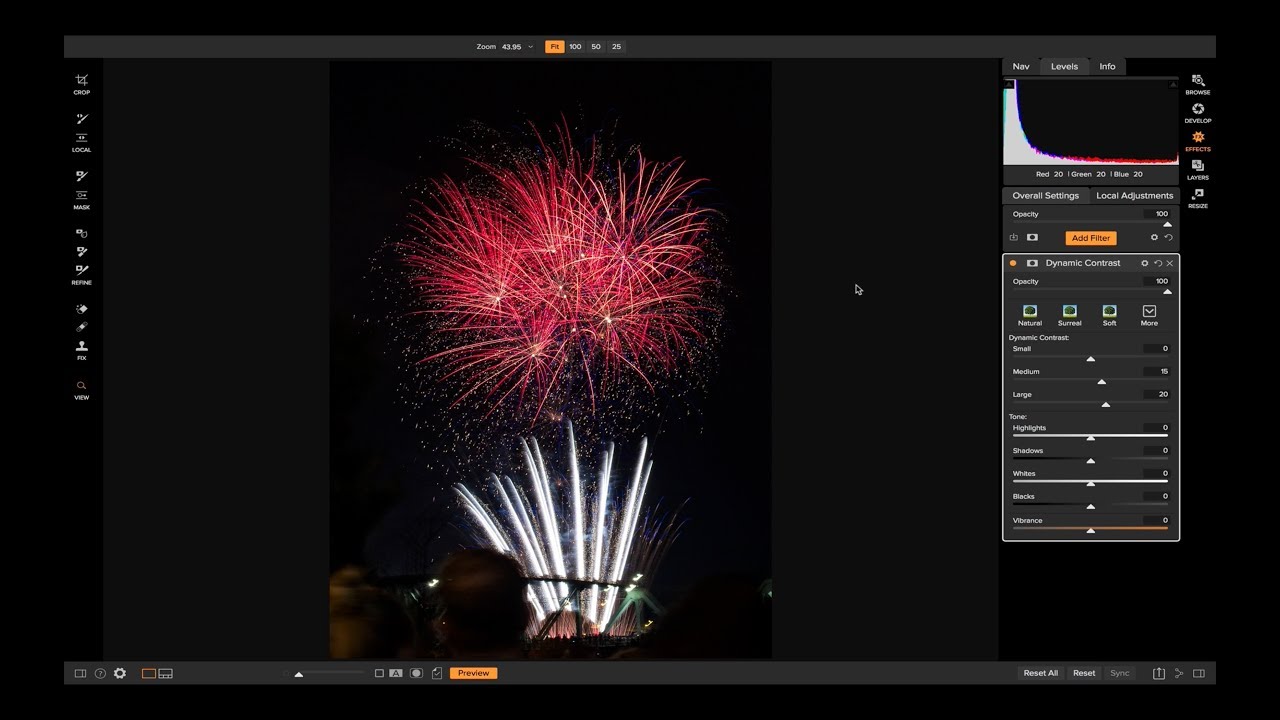 How to Edit Firework Photos - ON1 Photo RAW - YouTube