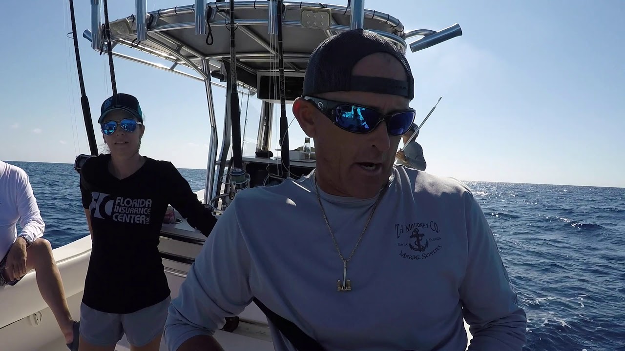 Deadliest Grouper Captain Keith Colburn of the Wizard catches his first ...