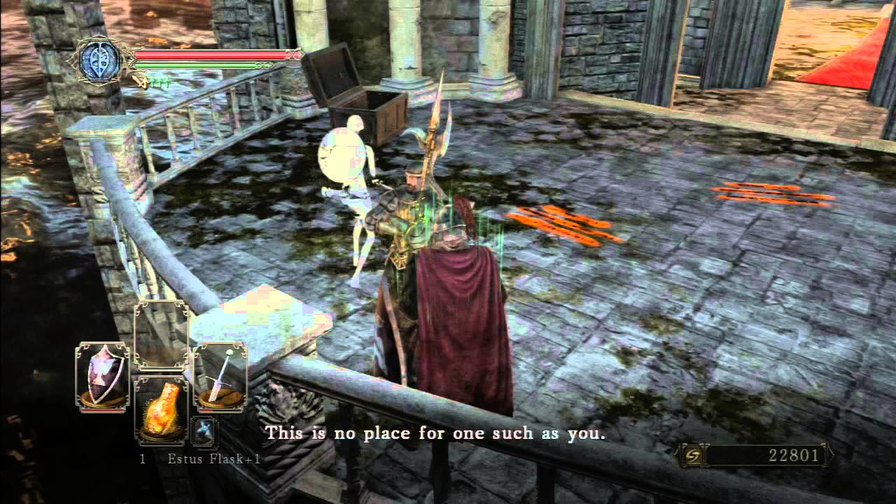 Dark Souls II (27) Cathedral of Blue: Silent Knight - YouTube