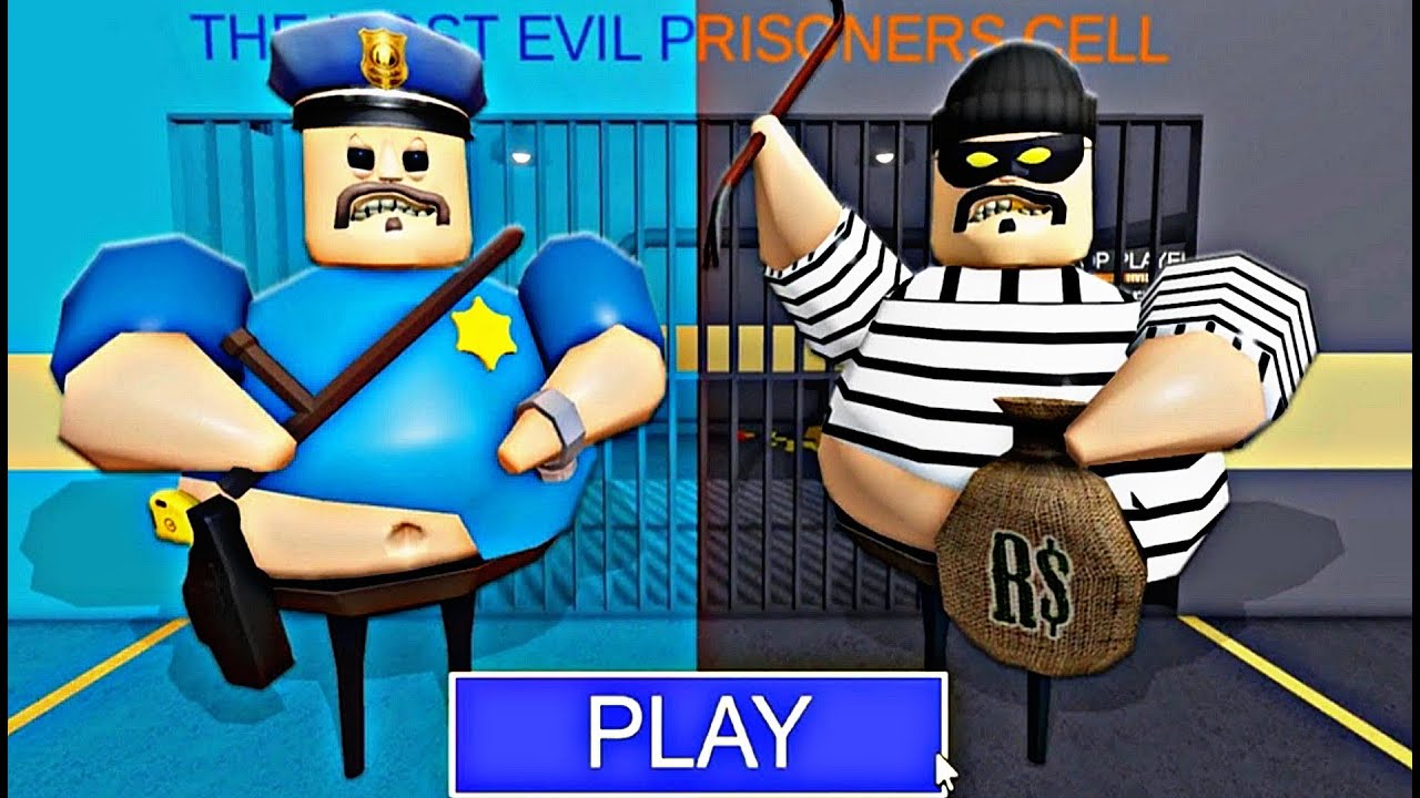 POLICE BARRY VS THIEF BARRY'S PRISON RUN (OBBY) /Android Gameplay ...