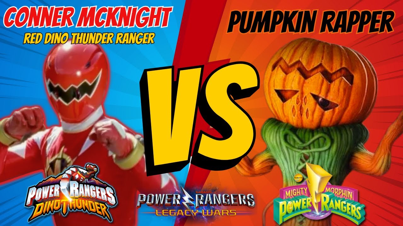 Power Rangers Legacy Wars | Conner McKnight Vs Pumpkin Rapper - YouTube