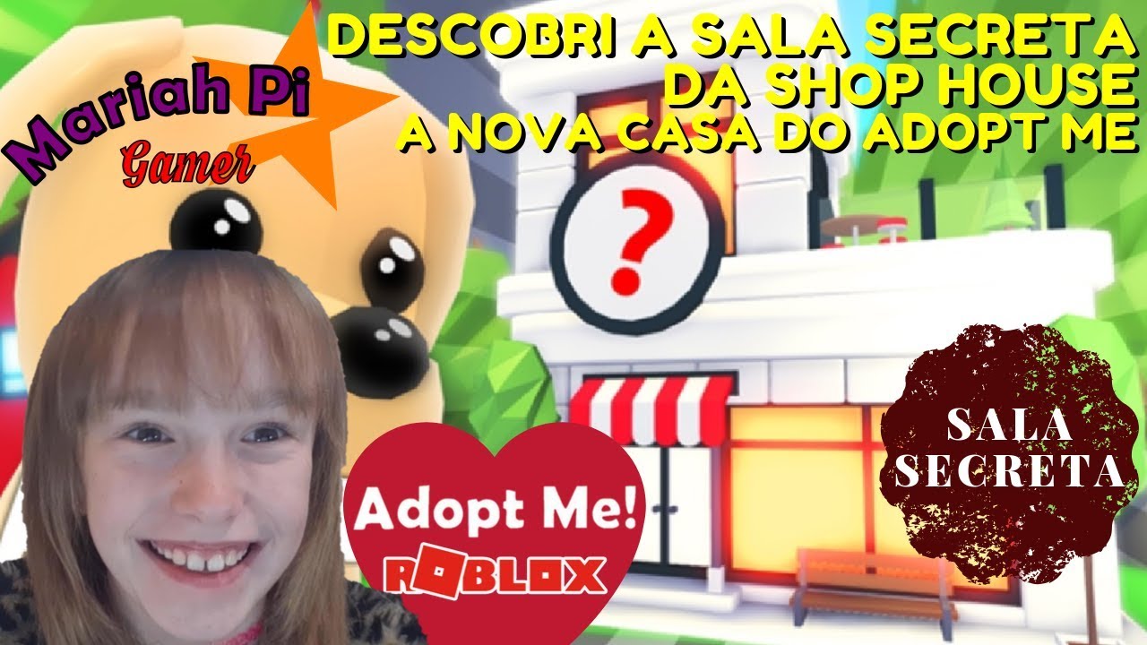 Descobri a Sala Secreta da Shop House - A nova casa do Adopt Me ...