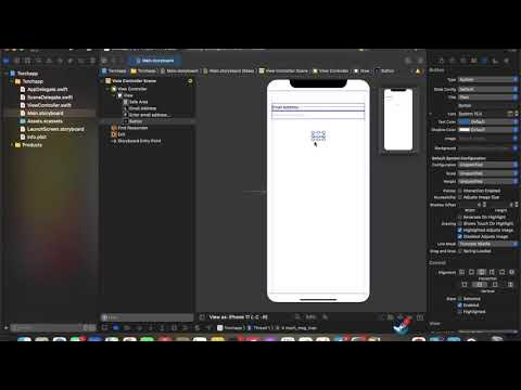 How to Add Buttons TextFields and Labels in Xcode 12 | Swift - YouTube