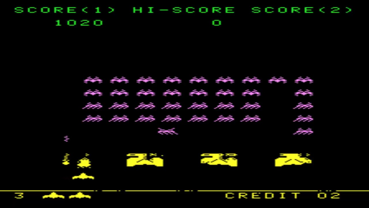 ARCADE MACHINES MAME COSMIC MONSTERS II 1979 TAITO UNIVERSAL 1978 SPACE ...