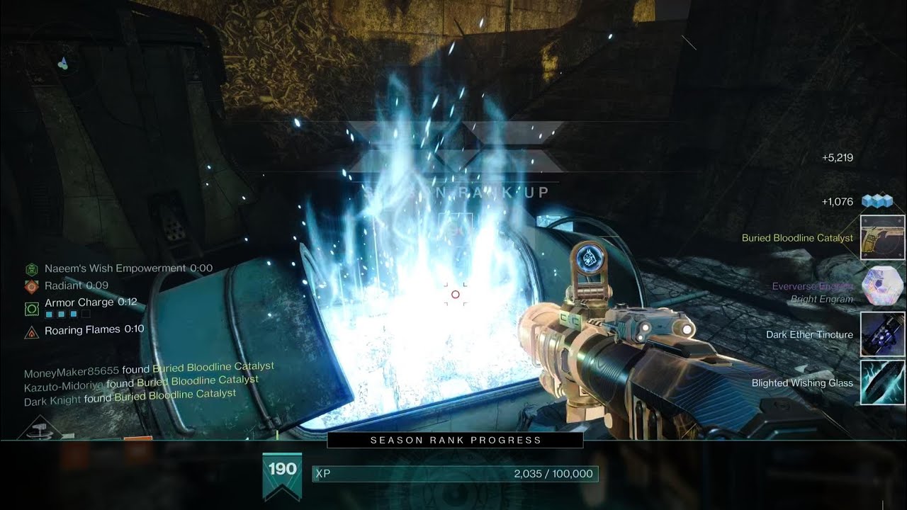 Destiny 2 Unlocking Buried Bloodline Catalyst - YouTube