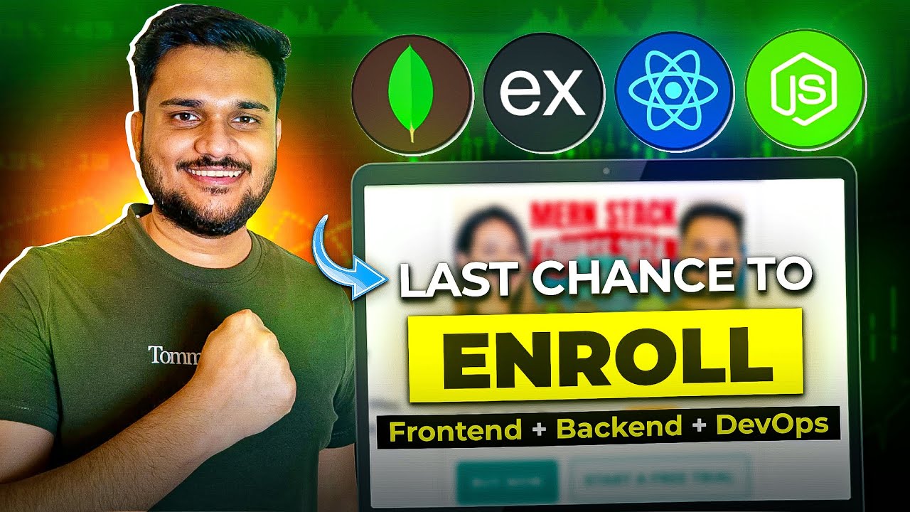 Final Call for MERN Stack Course 🔥 | #backend + #frontend + #devops - YouTube