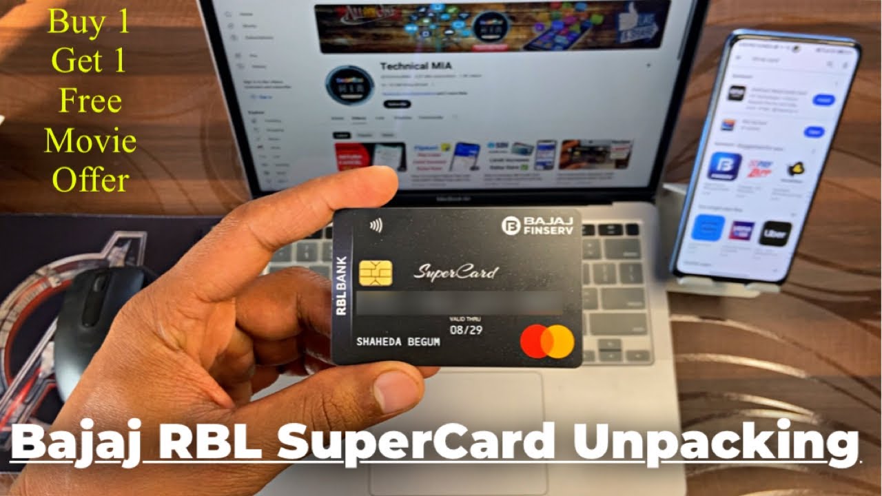 Bajaj RBL Super Credit Card Unboxing | RBL SUPER CARD BAJAJ FINSERV ...