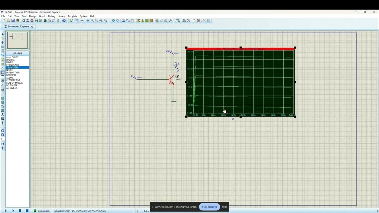 JS2 : TASK2 : CE INPUT OUTPUT CHARACTERICTIC USING TRANSFER FUNCTION PROTEUS VSM - YouTube