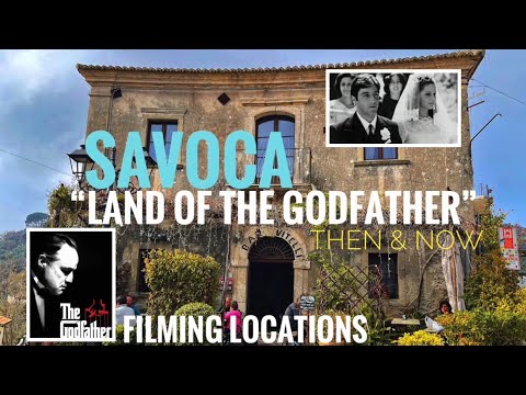The Godfather Movie Location: SAVOCA Sicily Italy Bar Vitelli, Romance ...