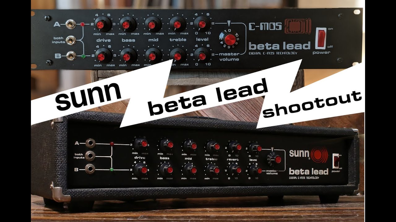 sunn beta lead DIY comparison - YouTube