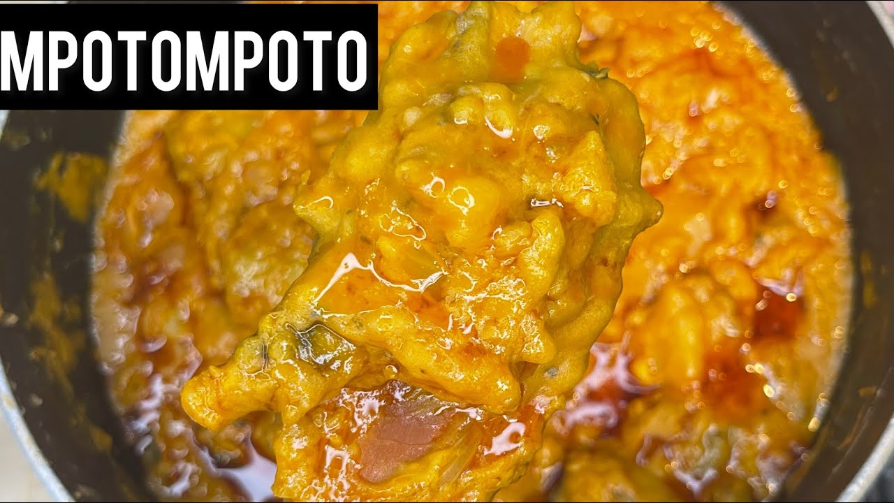 How To Make Cocoyam Mpotompoto - YouTube