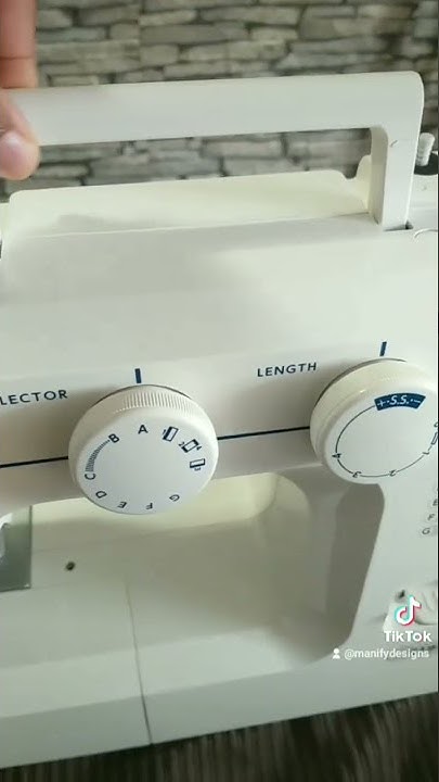 Parts of a JANOME 219s sewing machine(part 2) - YouTube