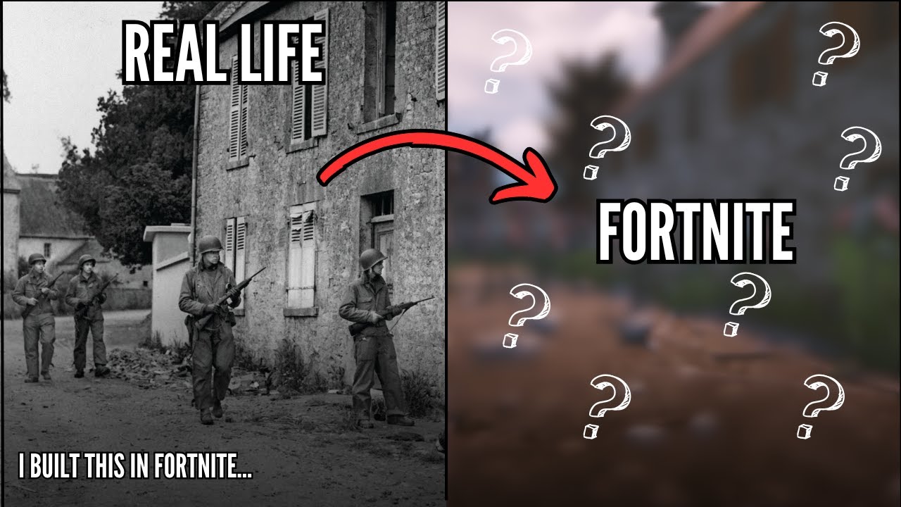 I recreated 3 Historic Photos from WW2 in Fortnite Creative - 1 Hour ...