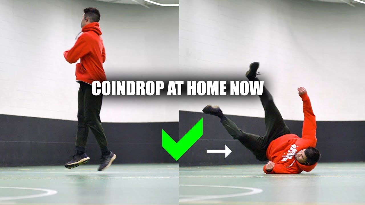Learn to CoinDrop Parkour Easy - Turning a 360 into Breakdance Freerun ...