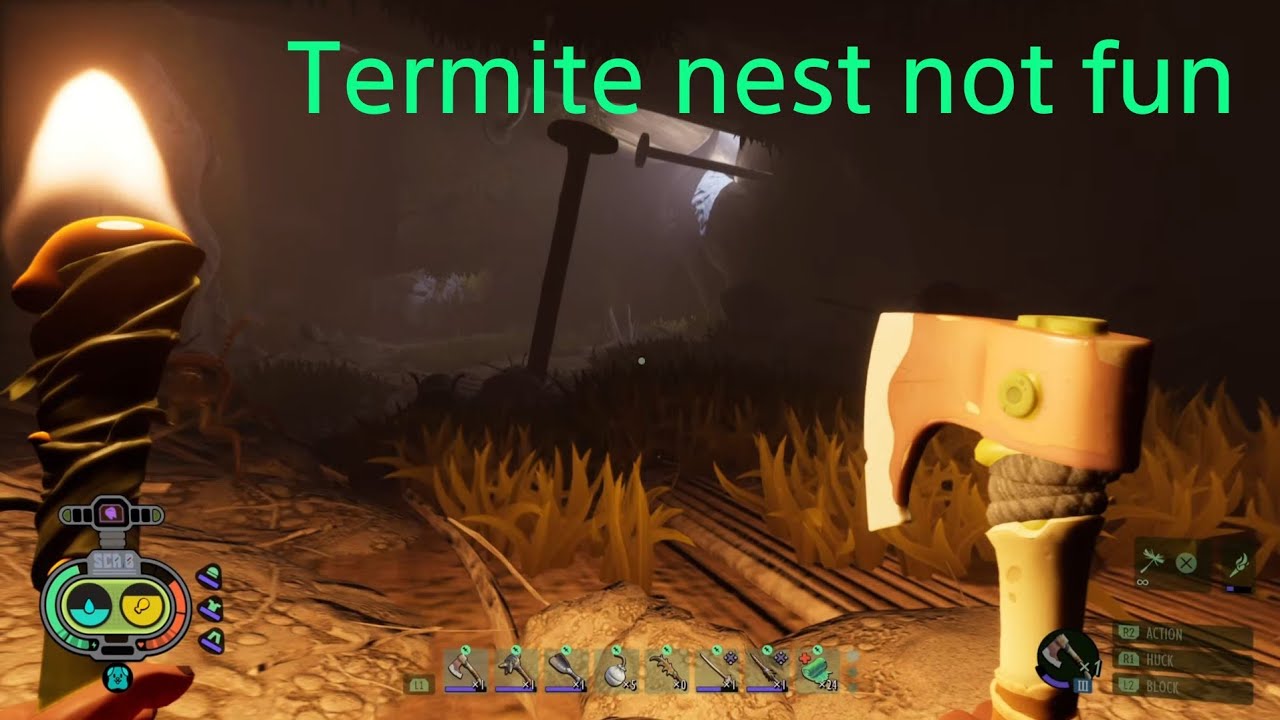 Grounded Termite nest exploration!! - YouTube