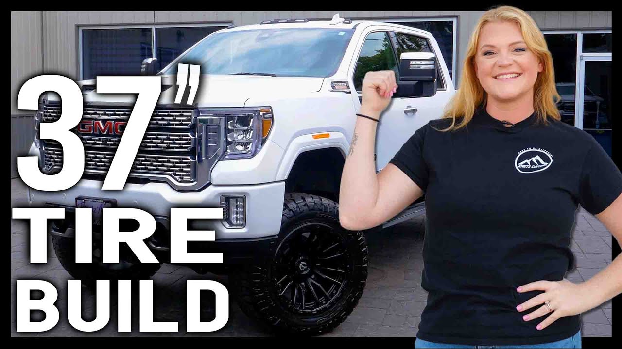 How We Made a 37" Tire Fit On a 2023 GMC 2500 - YouTube