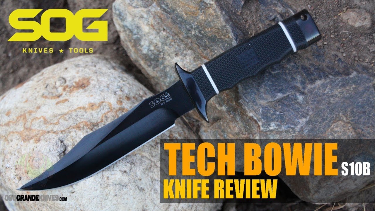 SOG Tech Bowie Review | OsoGrandeKnives - YouTube