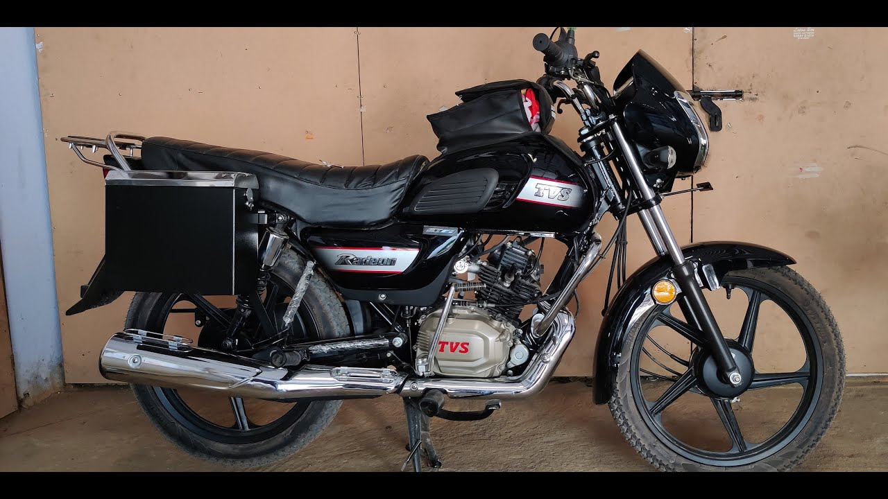 TVS RADEON Bike Side Box Fitting || Metal Box || Side box for TVS ...