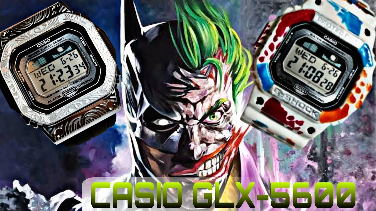 CASIO GLX-5600 Coringa mod vs Batman mod - Relax POP Music Piano Guitar ...