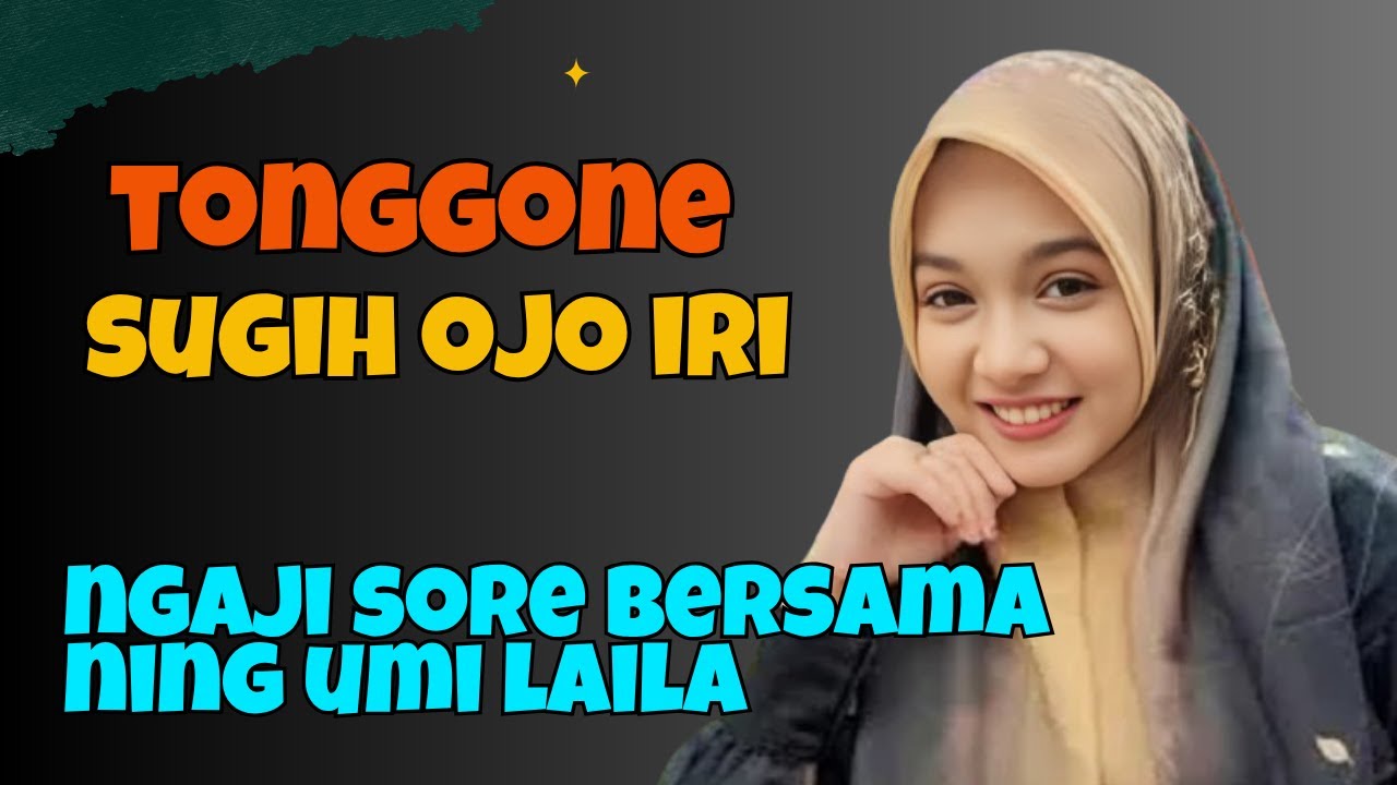 LIVE ULANG ‼️NGAJI SORE BERSAMA NING UMI LAILA USTADZAH CANTIK DARI ...