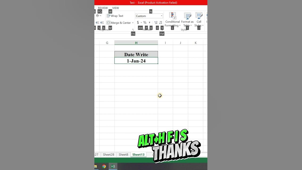 Write Down Date Quickly Excel Short Tricks. #computer #exceltips #exceltricks #excel #dataentry ...