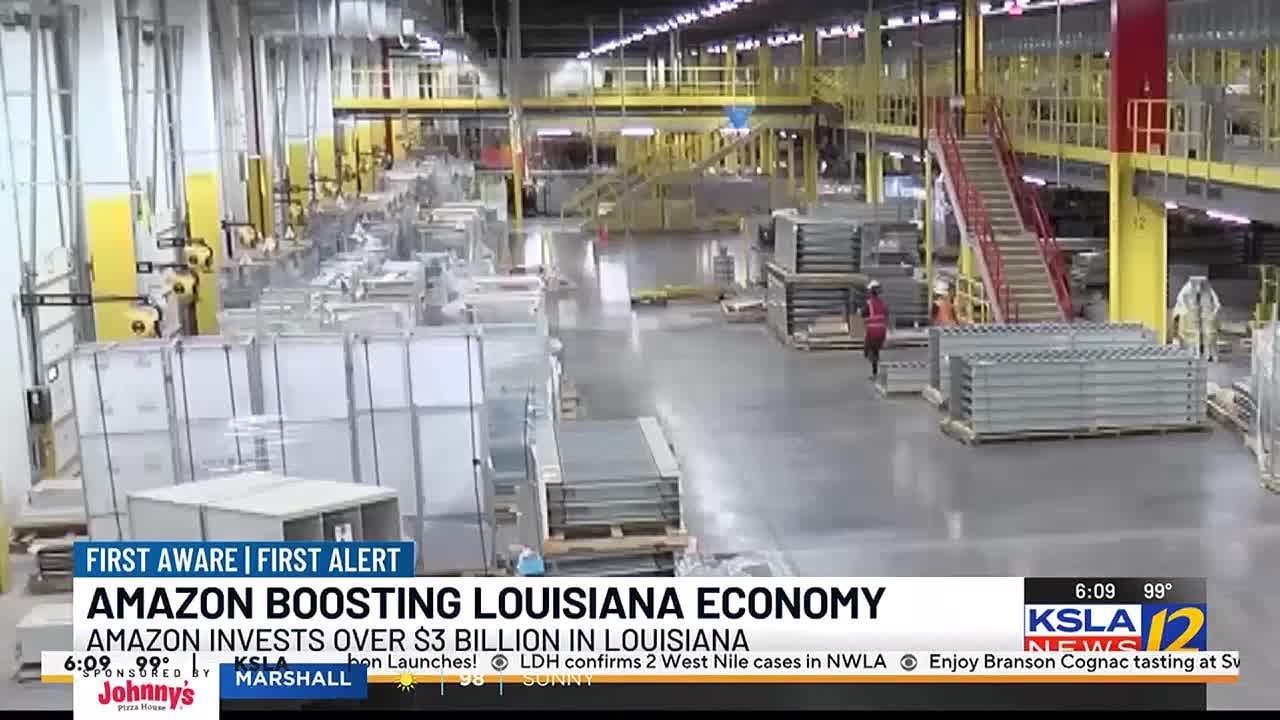 Amazon has invested over $3 billion in Louisiana - YouTube