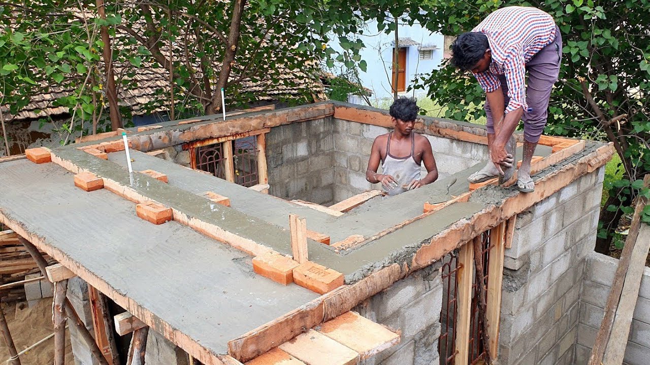 Lintel Reinforcement_Hollow Blocks House Lintel with Slab Reinforcement ...