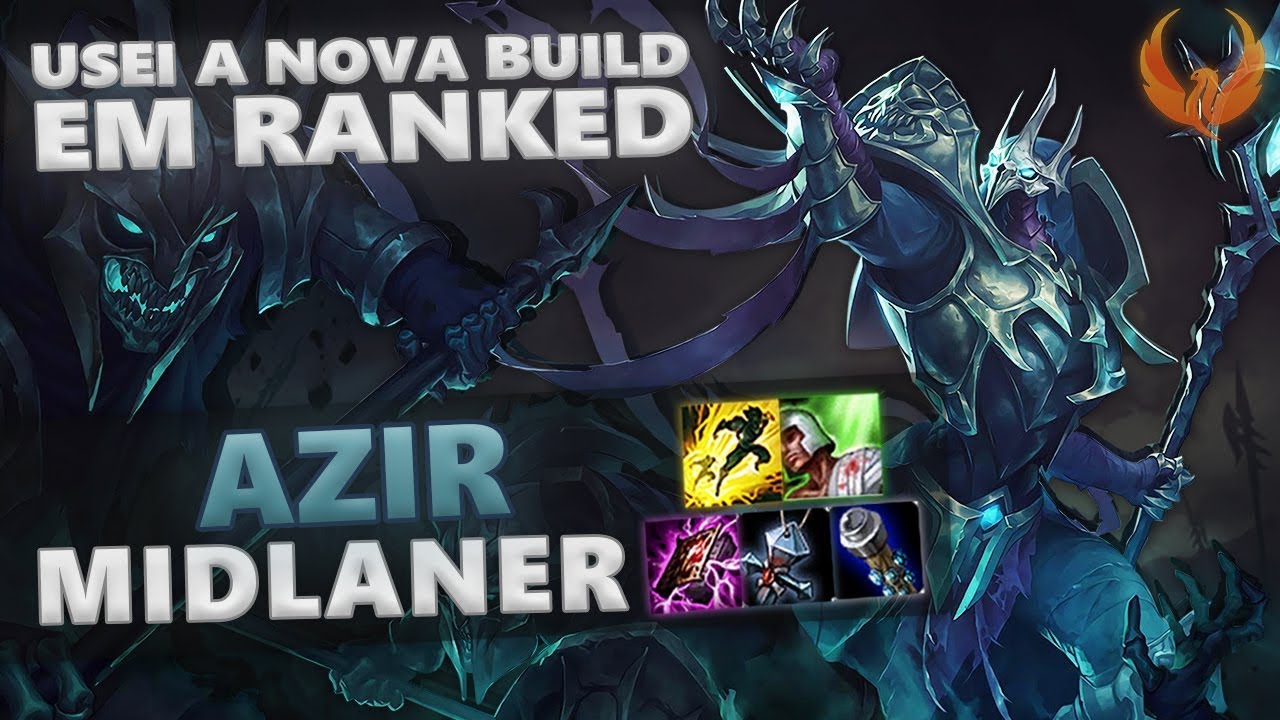AZIR REWORK RANKED MID GAMEPLAY - NOVA BUILD OP FUNCIONANDO [PT-BR ...