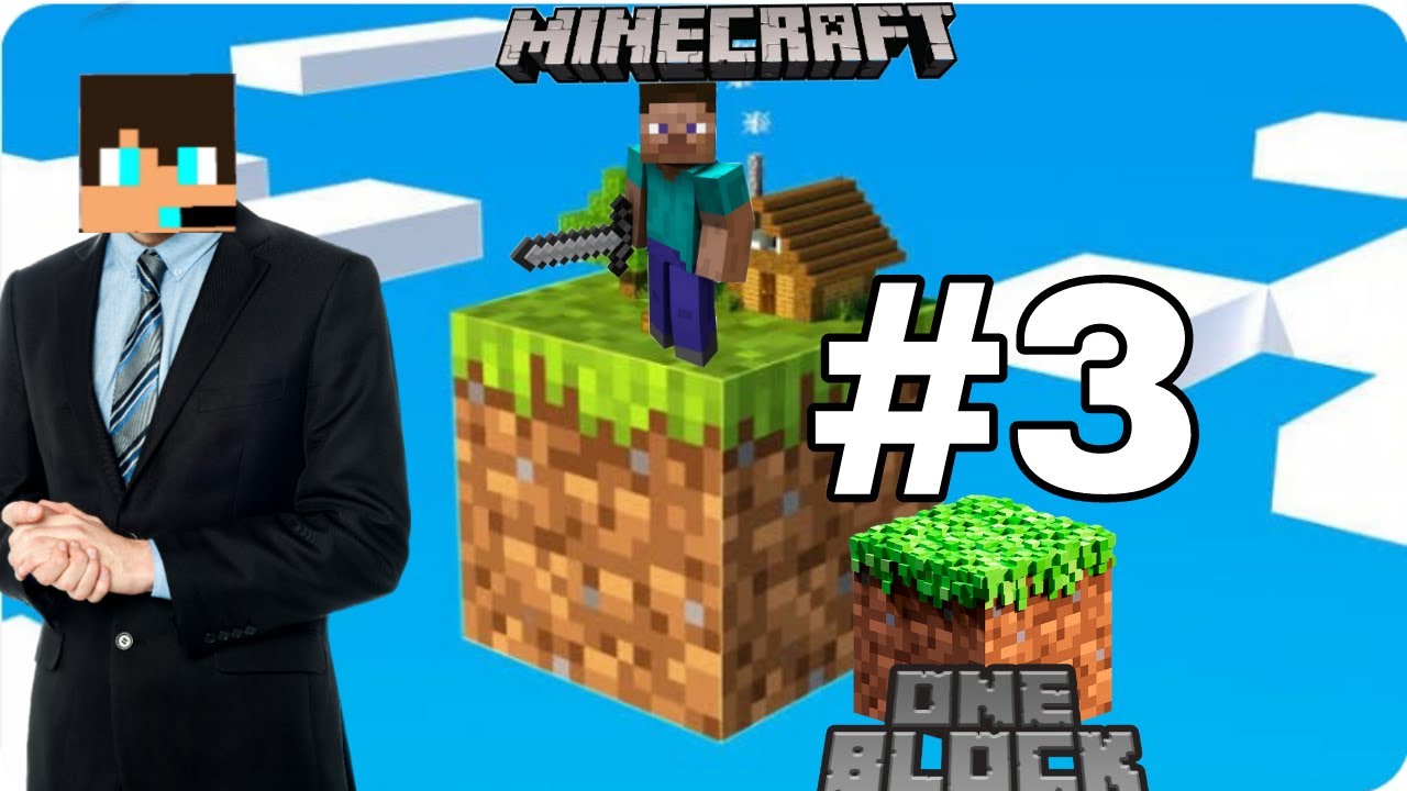 playing one block Minecraft pt 3 #minecraft #minecraftindia - YouTube