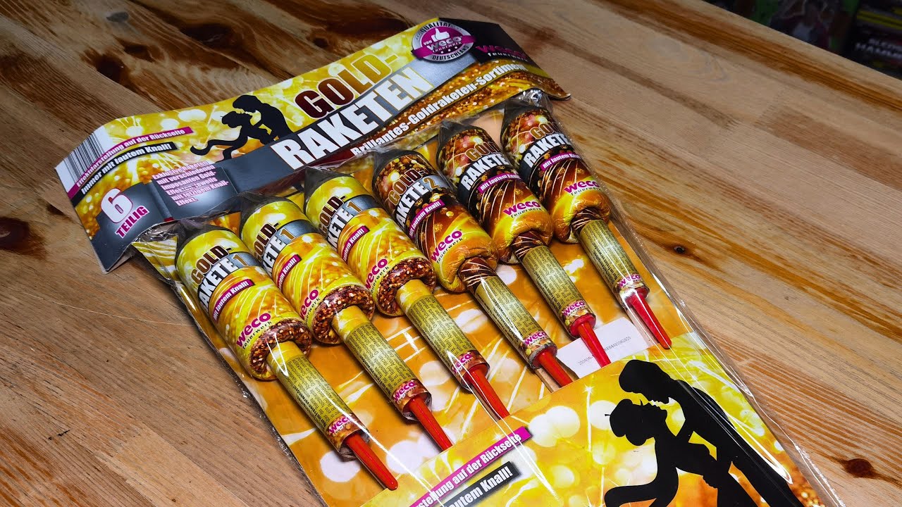 GOLD RAKETEN von Lidl | Weco - YouTube