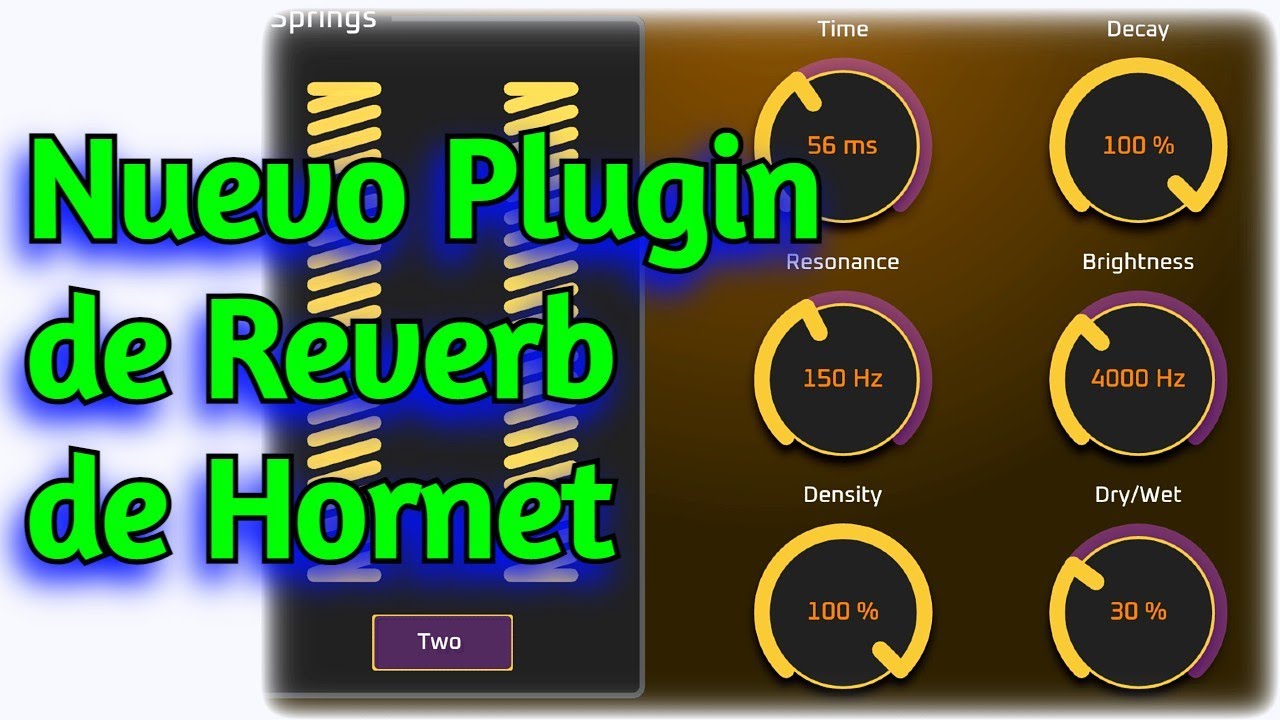 Nuevo Plugin VST de REVERB de RESORTES de Hornet - SpringVerb - Como ...