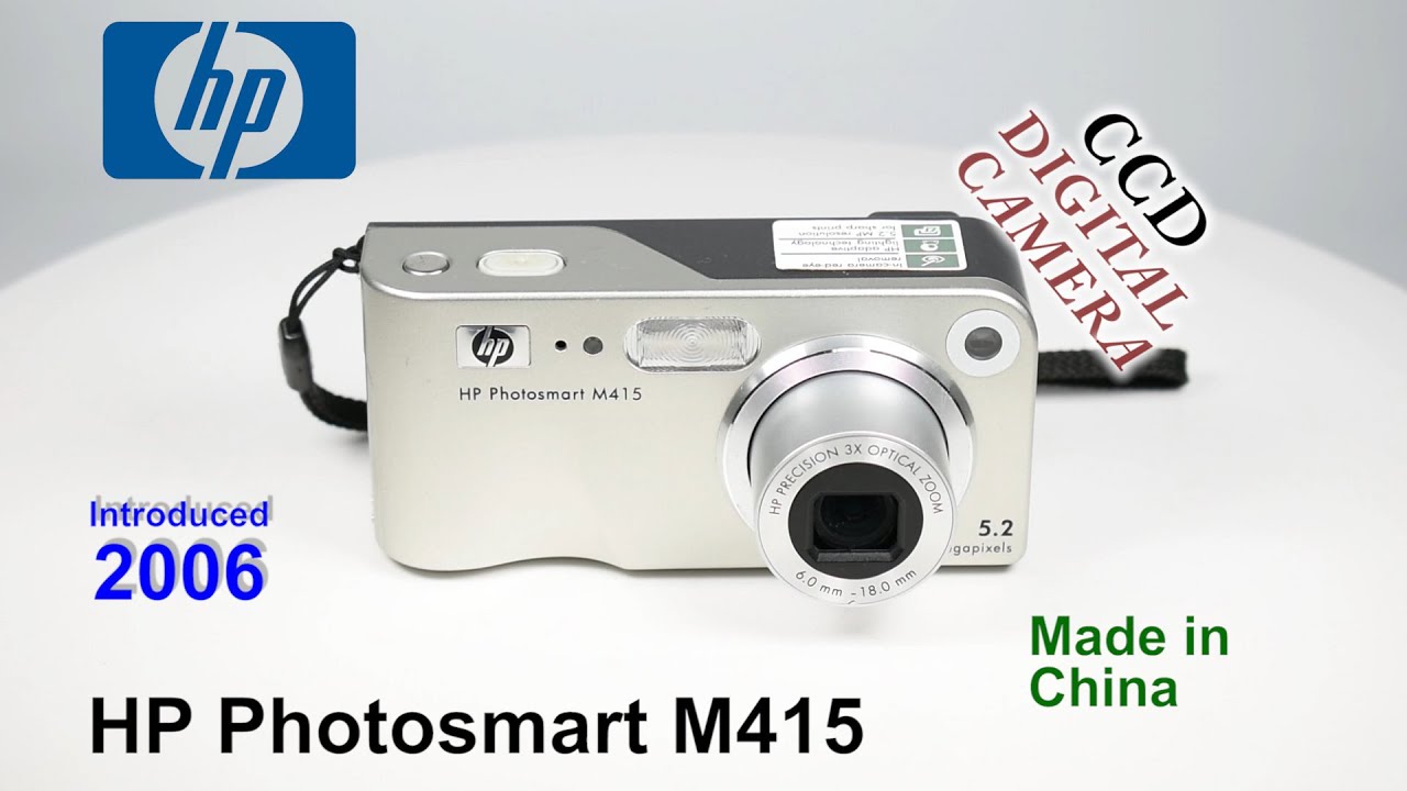2006 HP Photosmart M415 - CCD Digital Camera - YouTube