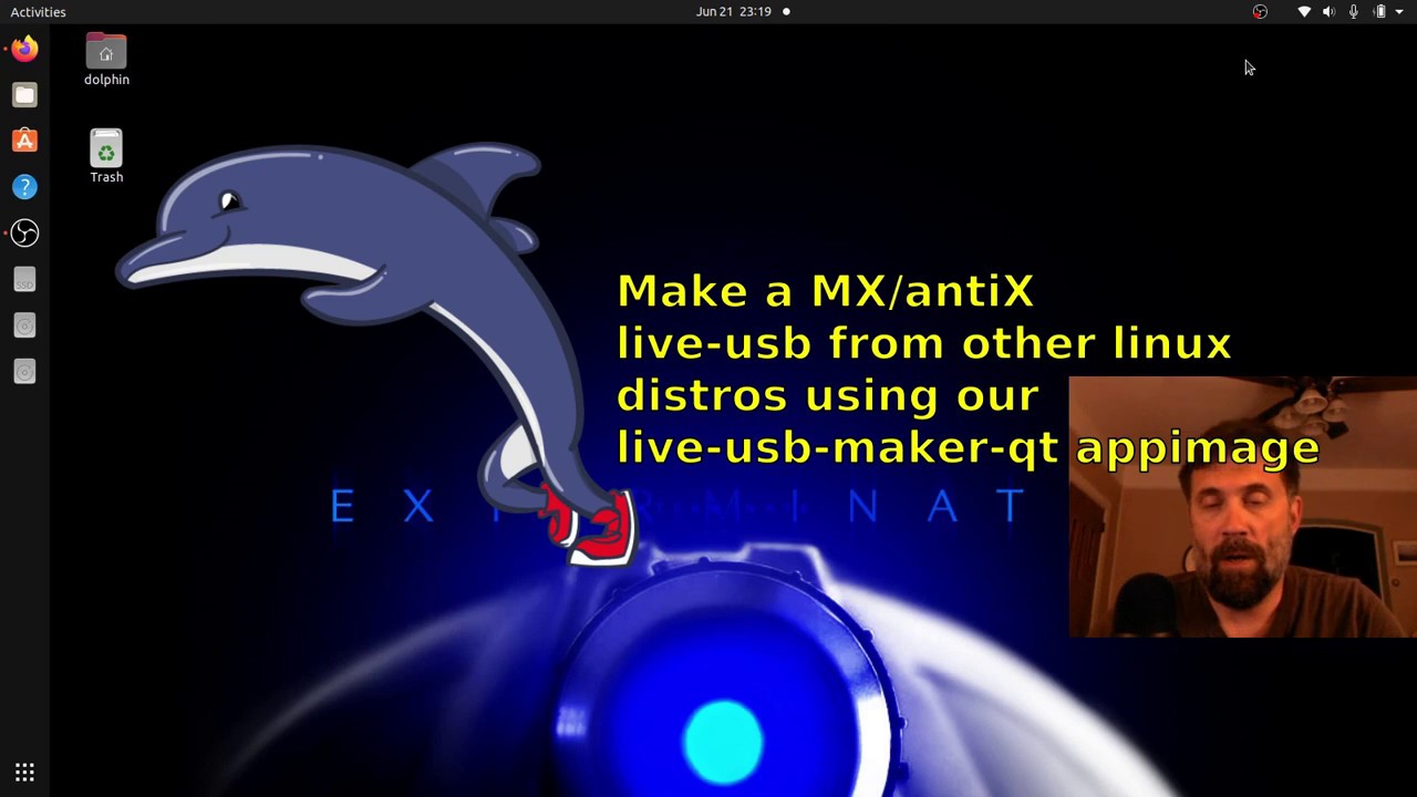 Make a MX/antiX live-usb from other linux distros with the live-usb-maker-qt appimage - YouTube
