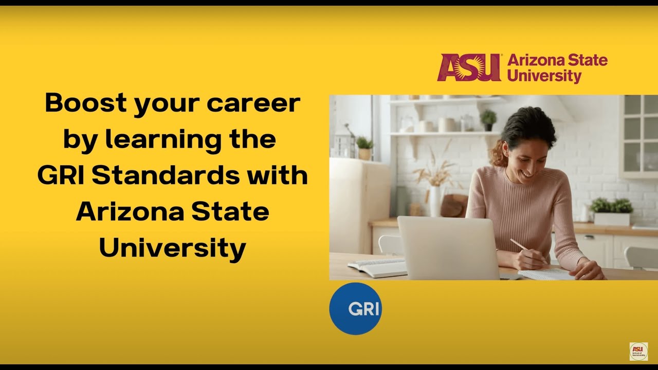 ASU GRI Standards Training Course - YouTube