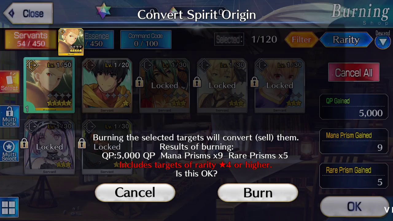 【FGO】Burning 5 Star Gilgamesh - YouTube