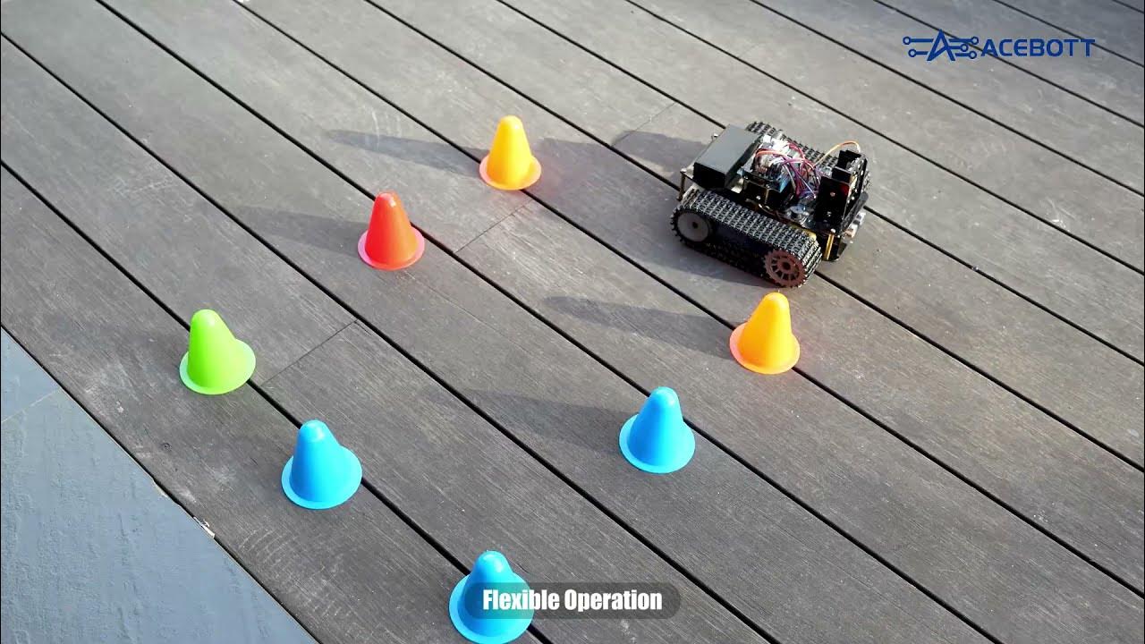ACEBOTT ESP32 Robot Tank Car Kit - YouTube