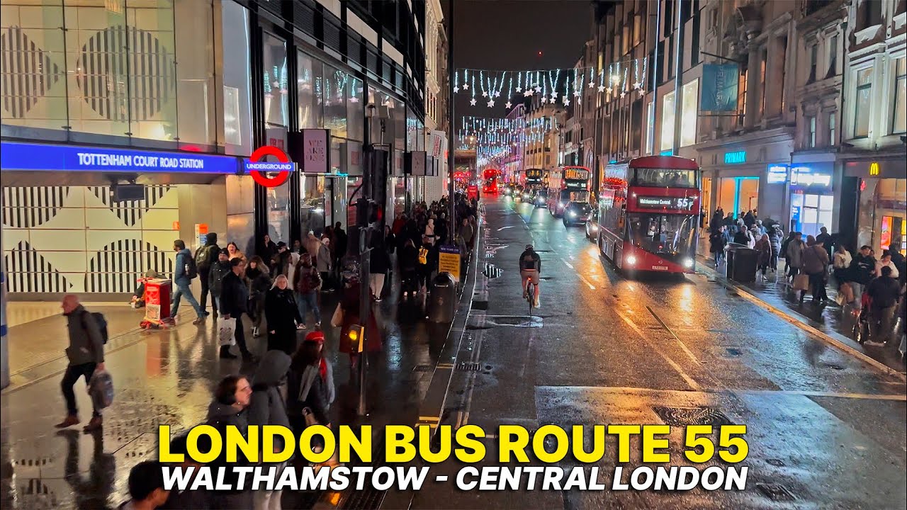 London Bus Adventure: Route 55 - Walthamstow to Central London ...