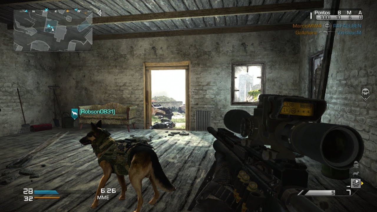 CoD Ghosts - USR Gameplay (Meu primeiro gameplay de Sniper!) - YouTube