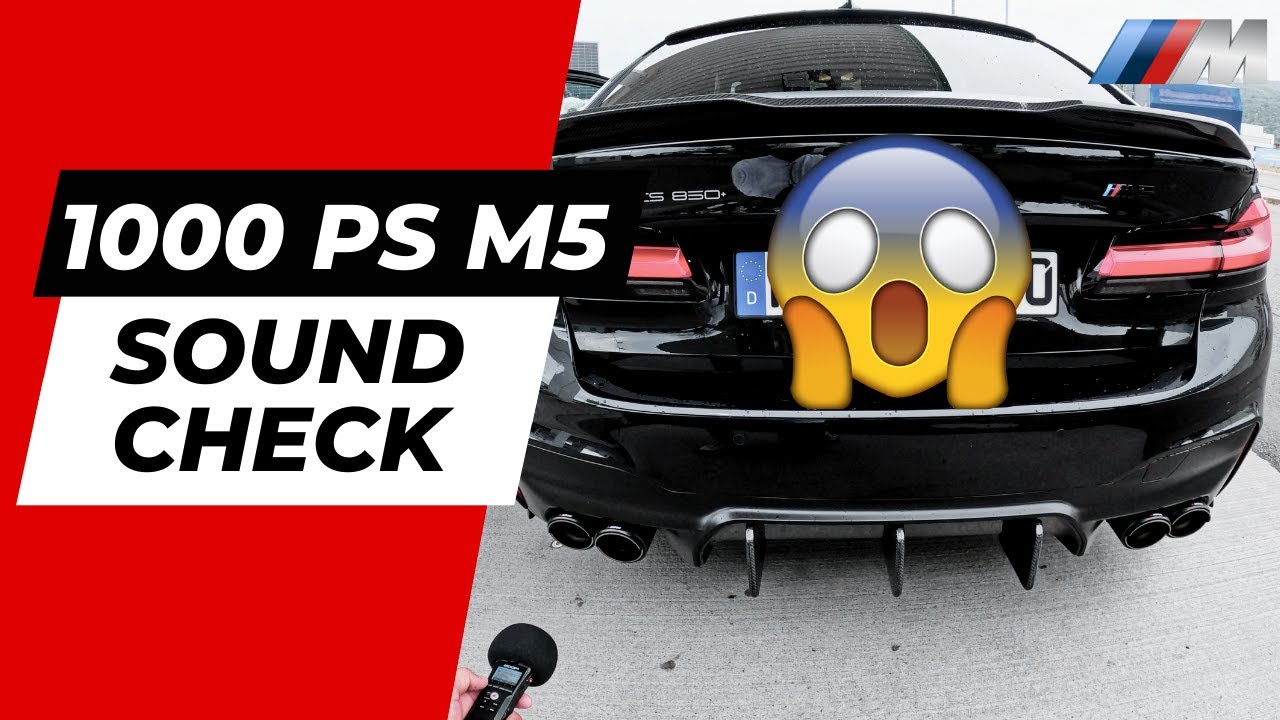 BMW F90 M5 1000 PS SOUND KALTSTART! Absolut GEISTESKRANK! Zwischenstand ...