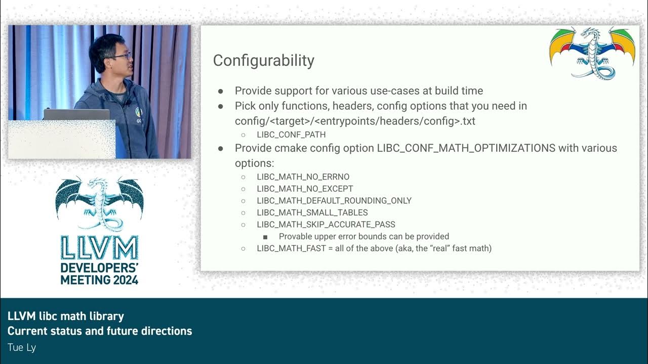 2024 LLVM Dev Mtg - LLVM libc math library - Current status and future directions - YouTube