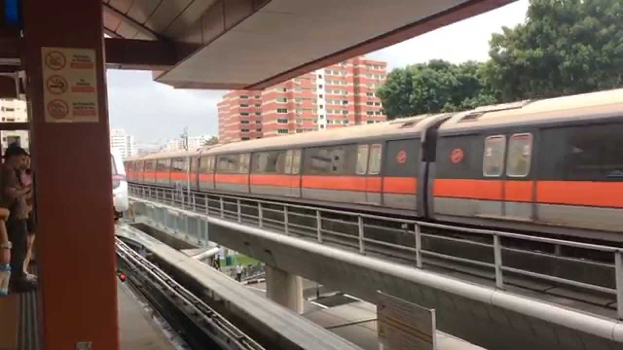 [SMRT]Bombardier INNOVIA C801A Set 122&123 Arriving At Chua Chu Kang ...
