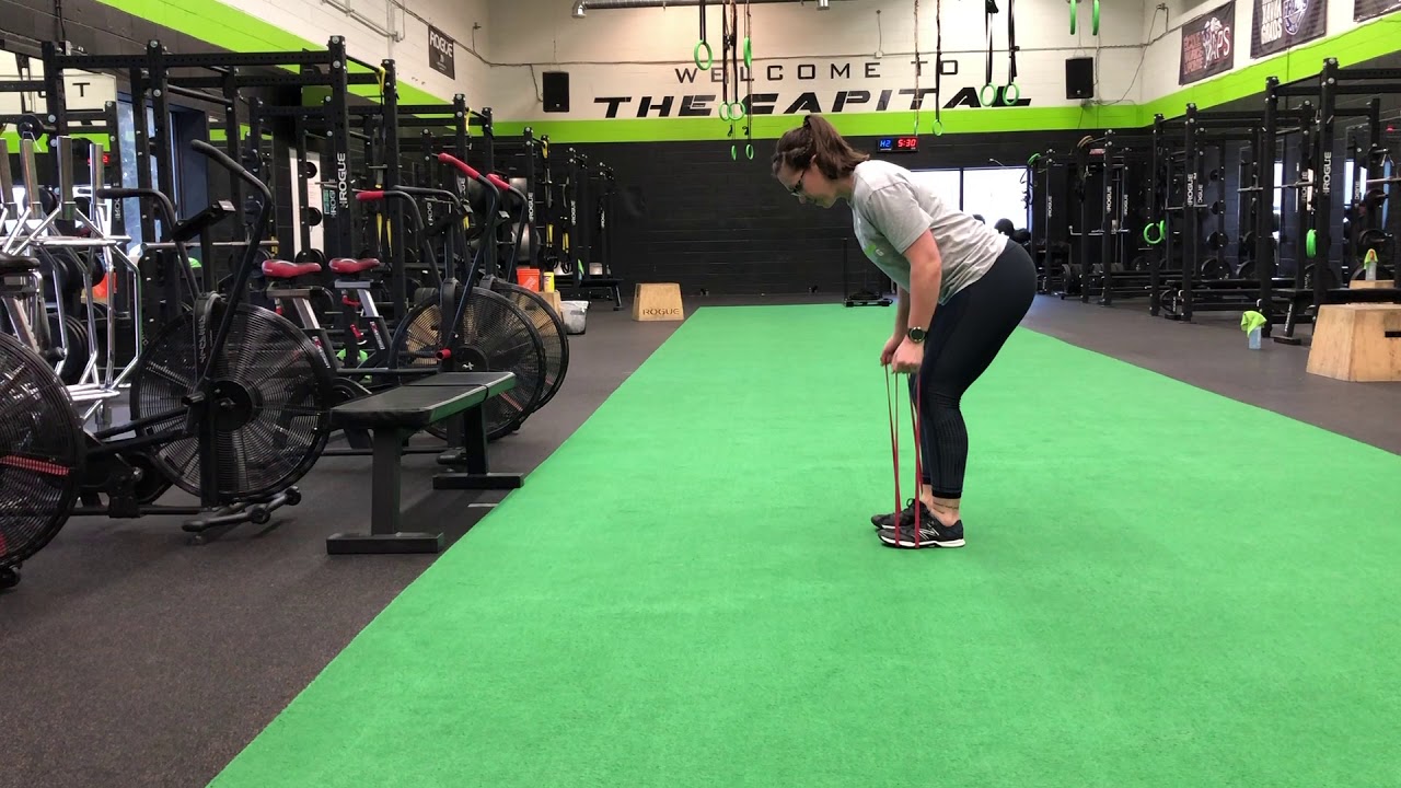 Bent Over Banded Row - YouTube