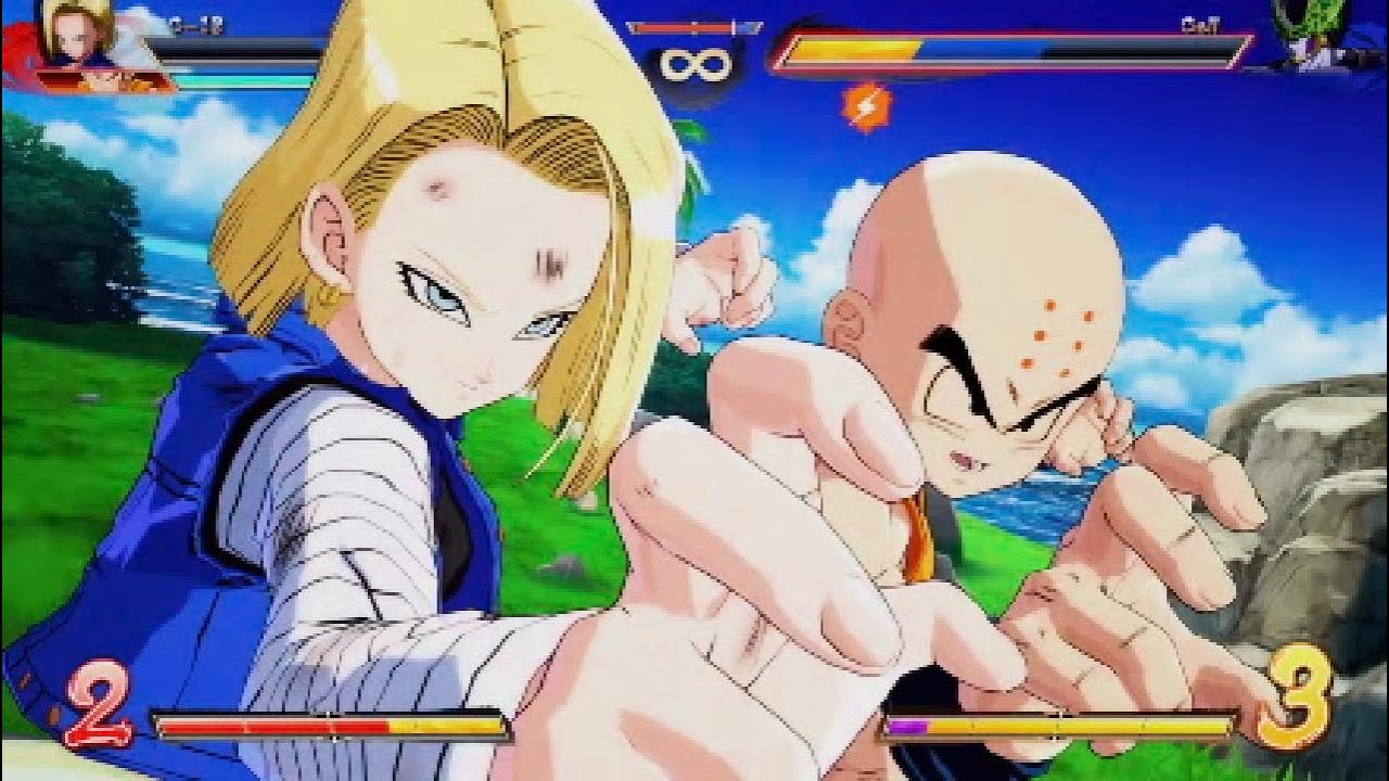 L'Attaque Duo C-18 et Krilin VS Cell 🐉 - YouTube